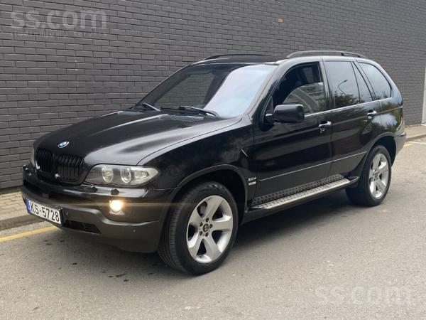 Black BMW X5 2004 in Riga, with an engine capacity of 3.00 L and mileage of 356 thousand km for 4990 €, photo 3 on AUTOMOTO.COM.LV
