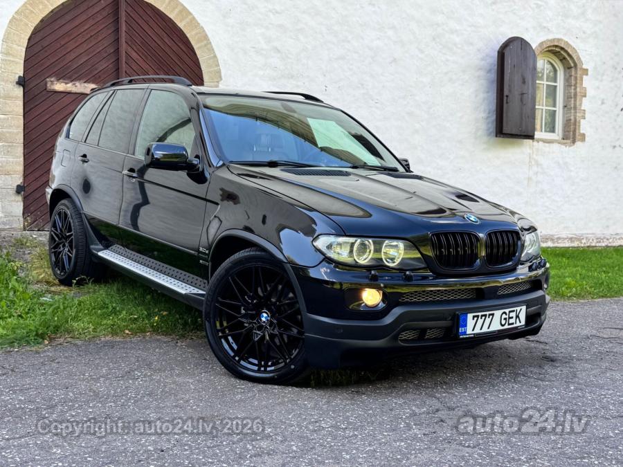 Black BMW X5 2004 in Tallinn, with an engine capacity of 3.00 L and mileage of 298 thousand km for 15500 €, photo 1 on AUTOMOTO.COM.LV