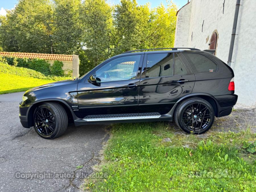 Black BMW X5 2004 in Tallinn, with an engine capacity of 3.00 L and mileage of 298 thousand km for 15500 €, photo 5 on AUTOMOTO.COM.LV