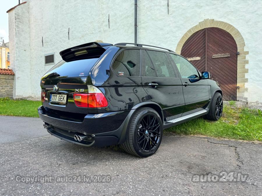 Black BMW X5 2004 in Tallinn, with an engine capacity of 3.00 L and mileage of 298 thousand km for 15500 €, photo 7 on AUTOMOTO.COM.LV