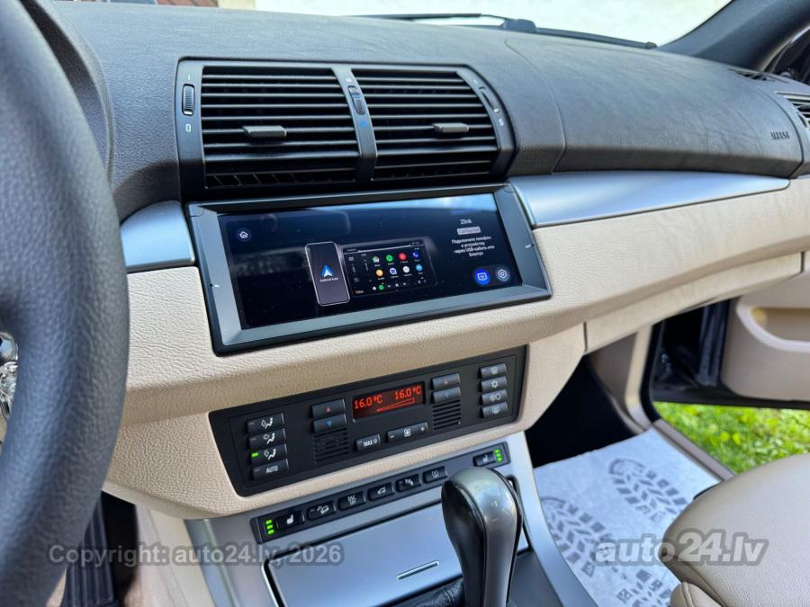 Black BMW X5 2004 in Tallinn, with an engine capacity of 3.00 L and mileage of 298 thousand km for 15500 €, photo 10 on AUTOMOTO.COM.LV