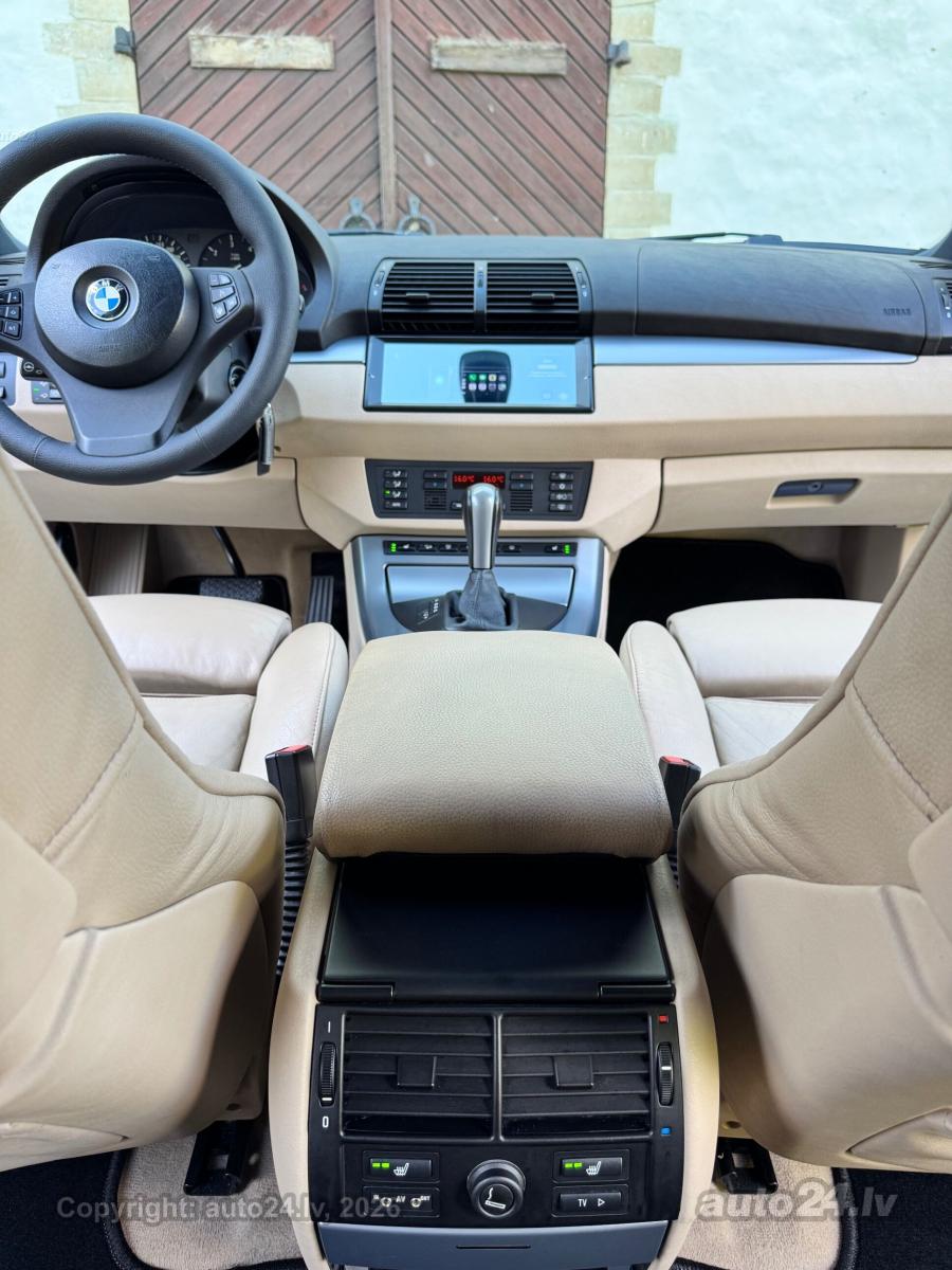 Black BMW X5 2004 in Tallinn, with an engine capacity of 3.00 L and mileage of 298 thousand km for 15500 €, photo 18 on AUTOMOTO.COM.LV