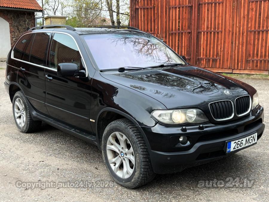 Black BMW X5 2006 in Polva, with an engine capacity of 3.00 L and mileage of 310 thousand km for 5200 €, photo 1 on AUTOMOTO.COM.LV