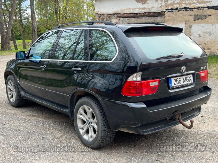 Black BMW X5 2006 in Polva, with an engine capacity of 3.00 L and mileage of 310 thousand km for 5200 €, photo 3 on AUTOMOTO.COM.LV