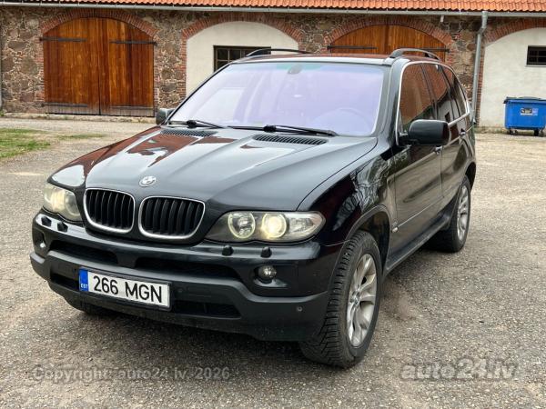 Black BMW X5 2006 in Polva, with an engine capacity of 3.00 L and mileage of 310 thousand km for 5200 €, photo 3 on AUTOMOTO.COM.LV
