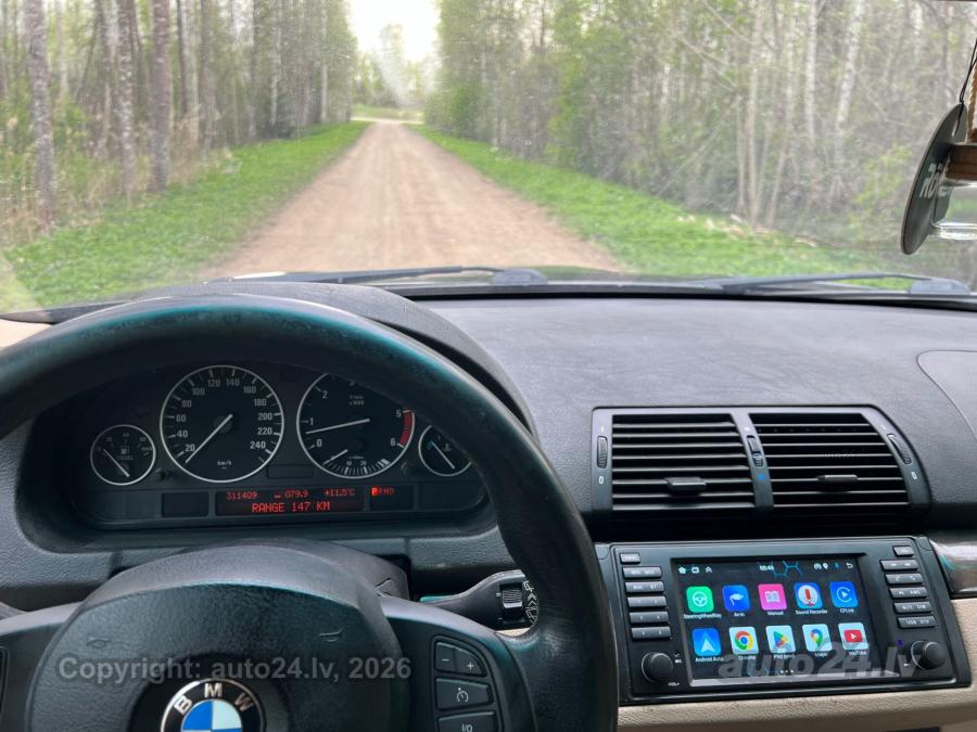 Black BMW X5 2006 in Polva, with an engine capacity of 3.00 L and mileage of 310 thousand km for 5200 €, photo 19 on AUTOMOTO.COM.LV