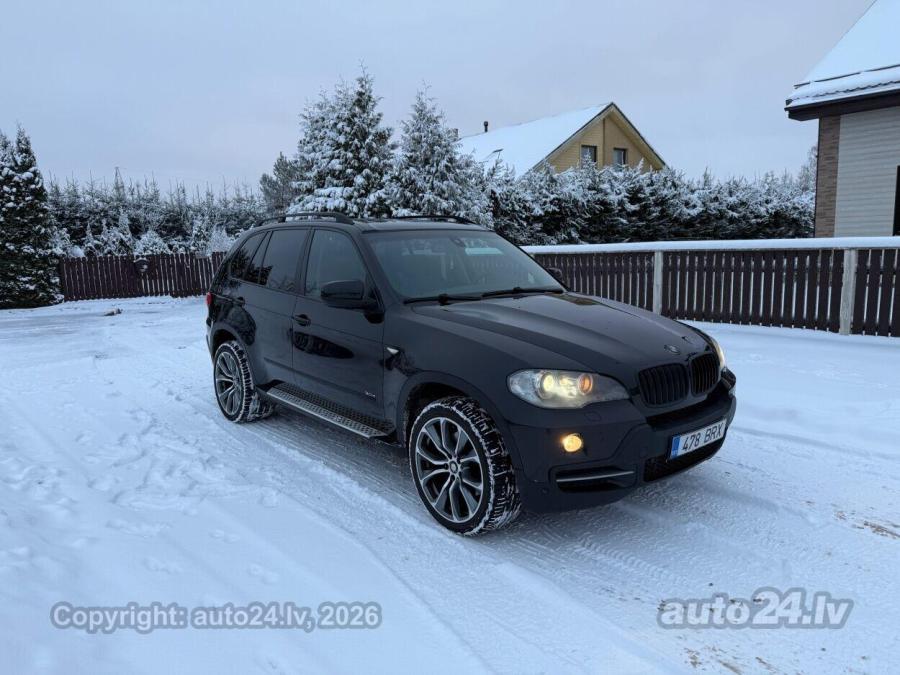 Melns BMW X5 2007 Tartu, ar dzinēja tilpumu 3.00 L un nobraukumu 341 tūkst. km par 7400 €, foto 1 vietnē AUTOMOTO.COM.LV