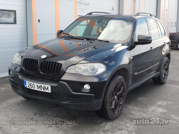 Black BMW X5 2007 in Tartu, with an engine capacity of 3.00 L and mileage of 280 thousand km for 8890 €, photo 1 on AUTOMOTO.COM.LV