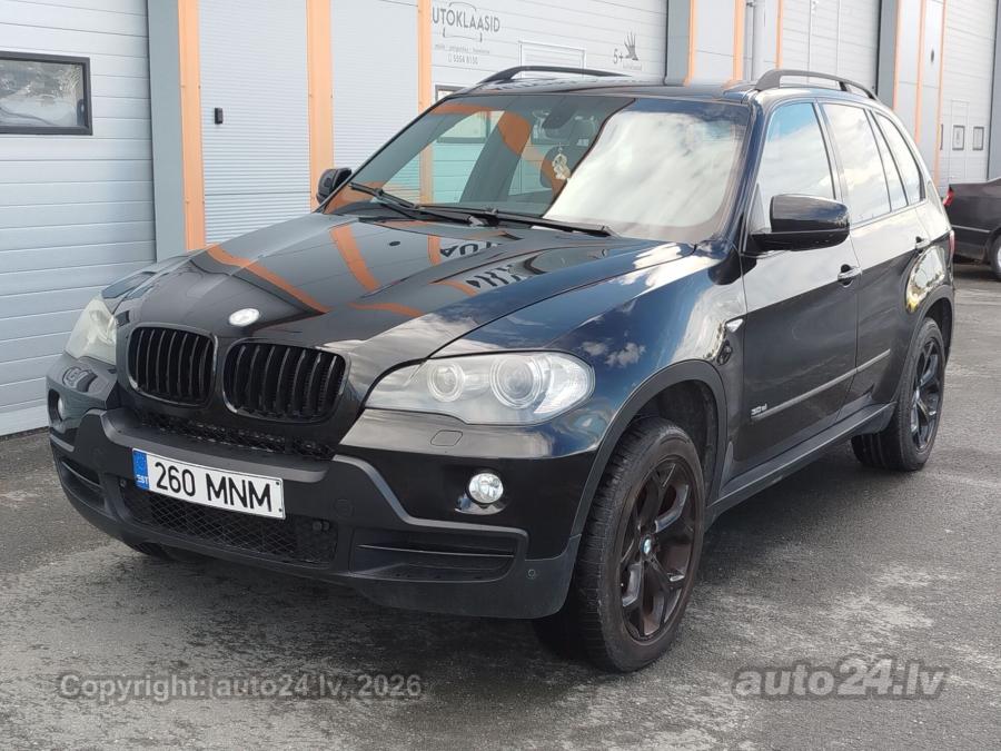 Melns BMW X5 2007 Tartu, ar dzinēja tilpumu 3.00 L un nobraukumu 280 tūkst. km par 8890 €, foto 1 vietnē AUTOMOTO.COM.LV