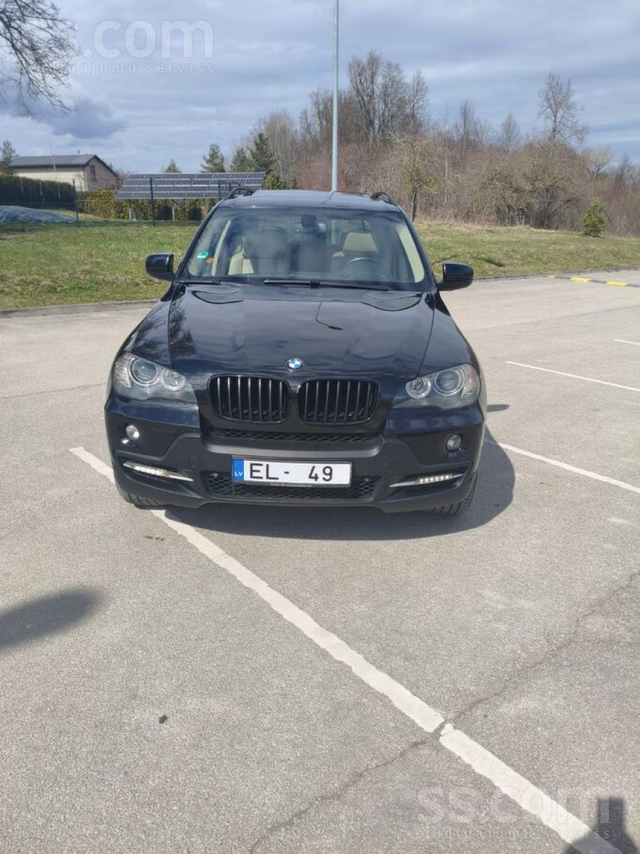 Melns BMW X5 2008 Dobele, ar dzinēja tilpumu 3.00 L un nobraukumu 315 tūkst. km par 9200 €, foto 6 vietnē AUTOMOTO.COM.LV