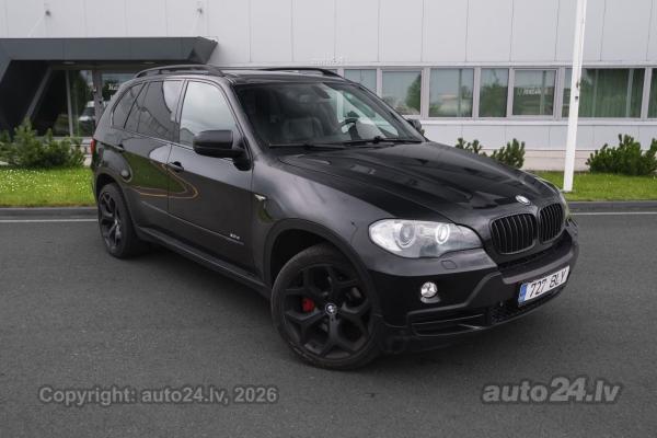 Black BMW X5 2008 in Tallinn, with an engine capacity of 3.00 L and mileage of 0 thousand km for 6699 €, photo 1 on AUTOMOTO.COM.LV