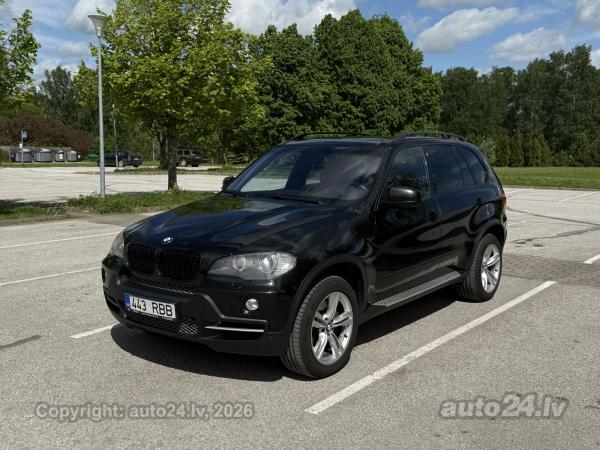 Black BMW X5 2008 in Tartu, with an engine capacity of 3.00 L and mileage of 300 thousand km for 8500 €, photo 3 on AUTOMOTO.COM.LV