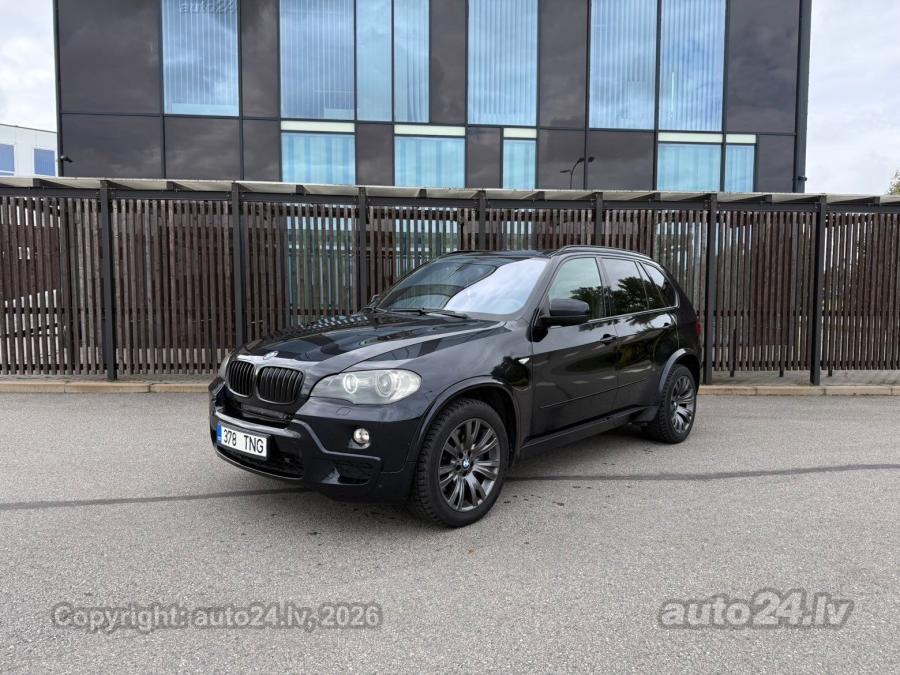 Melns BMW X5 2008 Tartu, ar dzinēja tilpumu 3.00 L un nobraukumu 404 tūkst. km par 7999 €, foto 1 vietnē AUTOMOTO.COM.LV