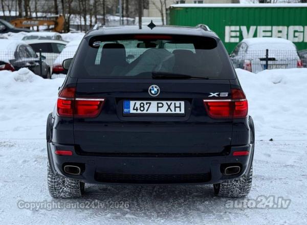 Black BMW X5 2010 in Tallinn, with an engine capacity of 3.00 L and mileage of 225 thousand km for 10499 €, photo 7 on AUTOMOTO.COM.LV