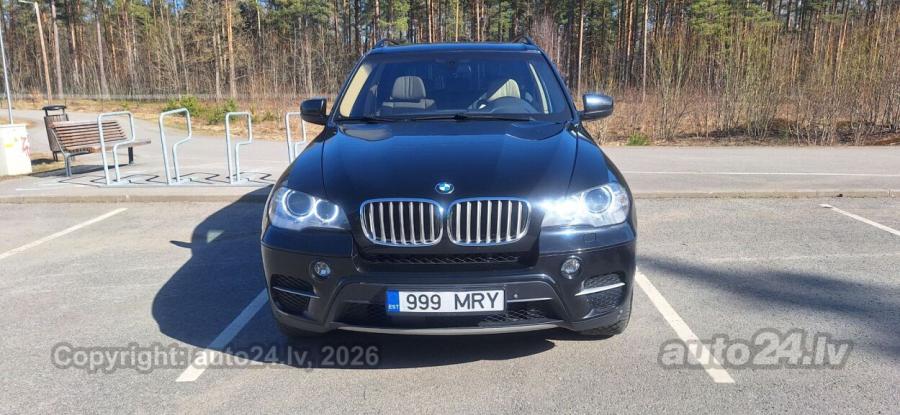 Black BMW X5 2010 in Tallinn, with an engine capacity of 3.00 L and mileage of 350 thousand km for 10500 €, photo 6 on AUTOMOTO.COM.LV