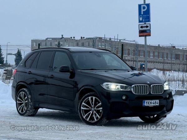 Black BMW X5 2016 in Tallinn, with an engine capacity of 2.00 L and mileage of 177 thousand km for 16900 €, photo 2 on AUTOMOTO.COM.LV