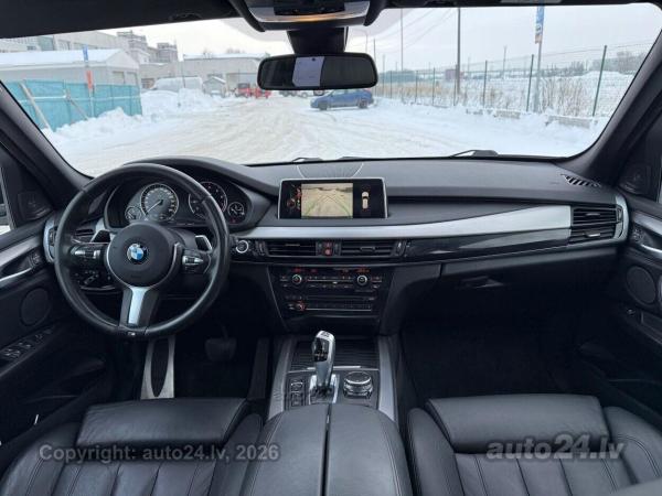 Black BMW X5 2016 in Tallinn, with an engine capacity of 2.00 L and mileage of 177 thousand km for 16900 €, photo 6 on AUTOMOTO.COM.LV