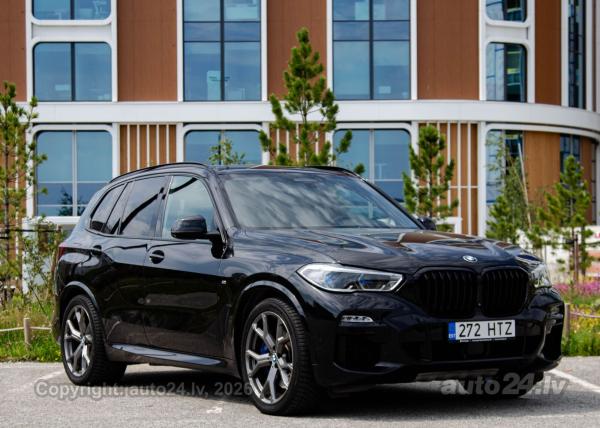 Black BMW X5 2019 in Tallinn, with an engine capacity of 3.00 L and mileage of 107 thousand km for 52900 €, photo 1 on AUTOMOTO.COM.LV