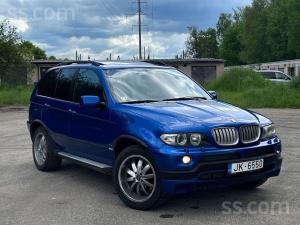Blue BMW X5 2000 in Riga, with an engine capacity of 4.40 L and mileage of 236 thousand km for 3800 €, photo 1 on AUTOMOTO.COM.LV