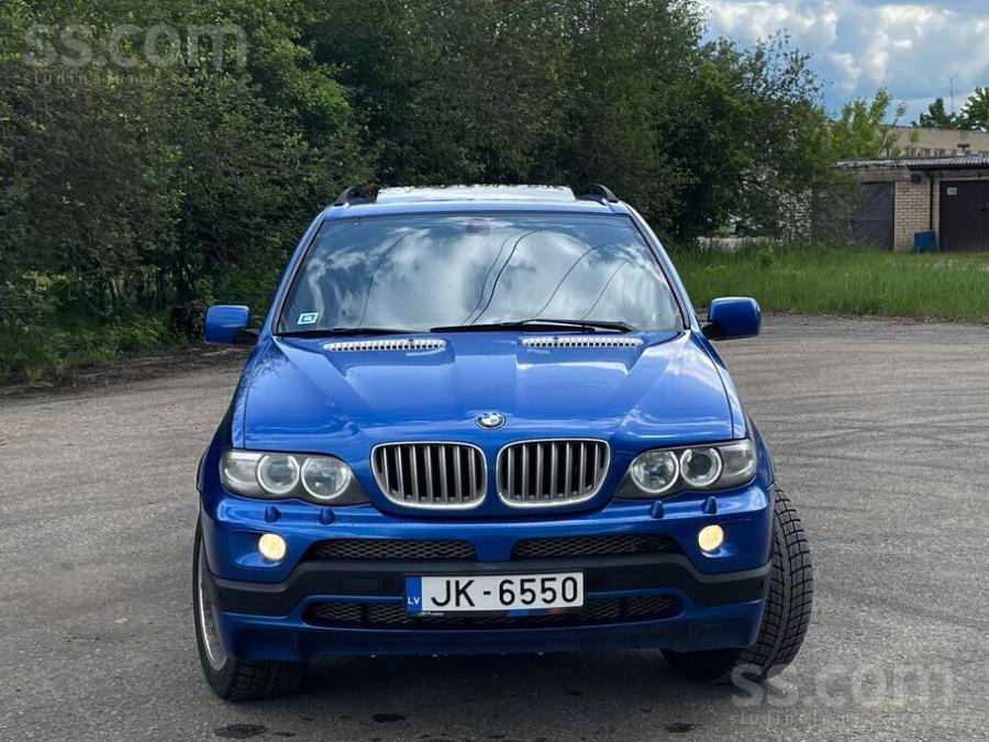 Blue BMW X5 2000 in Riga, with an engine capacity of 4.40 L and mileage of 236 thousand km for 3800 €, photo 2 on AUTOMOTO.COM.LV