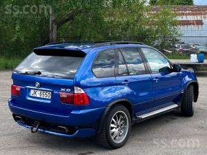 Blue BMW X5 2000 in Riga, with an engine capacity of 4.40 L and mileage of 236 thousand km for 3800 €, photo 5 on AUTOMOTO.COM.LV