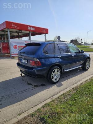 Blue BMW X5 2002 in Gulbene, with an engine capacity of 3.00 L and mileage of 490 thousand km for 1800 €, photo 2 on AUTOMOTO.COM.LV