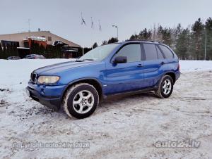 Blue BMW X5 2002 in Tallinn, with an engine capacity of 2.90 L and mileage of 414 thousand km for 2799 €, photo 2 on AUTOMOTO.COM.LV