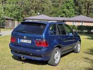 Blue BMW X5 2002 in Riga, with an engine capacity of 3.00 L and mileage of 428 thousand km for 3000 €, photo 4 on AUTOMOTO.COM.LV
