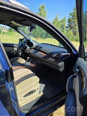 Blue BMW X5 2002 in Riga, with an engine capacity of 3.00 L and mileage of 428 thousand km for 3000 €, photo 10 on AUTOMOTO.COM.LV