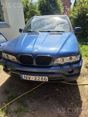 Blue BMW X5 2002 in Riga, with an engine capacity of 3.00 L and mileage of 314 thousand km for 1600 €, photo 19 on AUTOMOTO.COM.LV