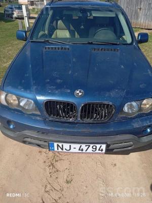 Zils BMW X5 2002 Aizkraukle, ar dzinēja tilpumu 3.00 L un nobraukumu 457 tūkst. km par 1700 €, foto 3 vietnē AUTOMOTO.COM.LV