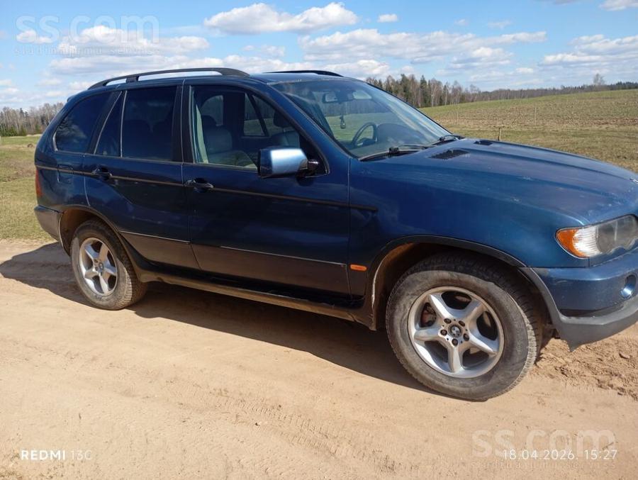 Zils BMW X5 2002 Aizkraukle, ar dzinēja tilpumu 3.00 L un nobraukumu 457 tūkst. km par 1700 €, foto 4 vietnē AUTOMOTO.COM.LV