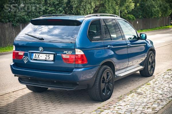 Zils BMW X5 2002 Rīga, ar dzinēja tilpumu 3.00 L un nobraukumu 397 tūkst. km par 3990 €, foto 4 vietnē AUTOMOTO.COM.LV