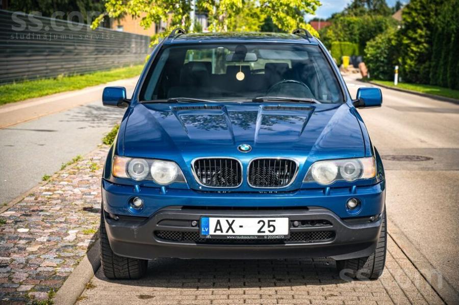 Zils BMW X5 2002 Rīga, ar dzinēja tilpumu 3.00 L un nobraukumu 397 tūkst. km par 3990 €, foto 3 vietnē AUTOMOTO.COM.LV