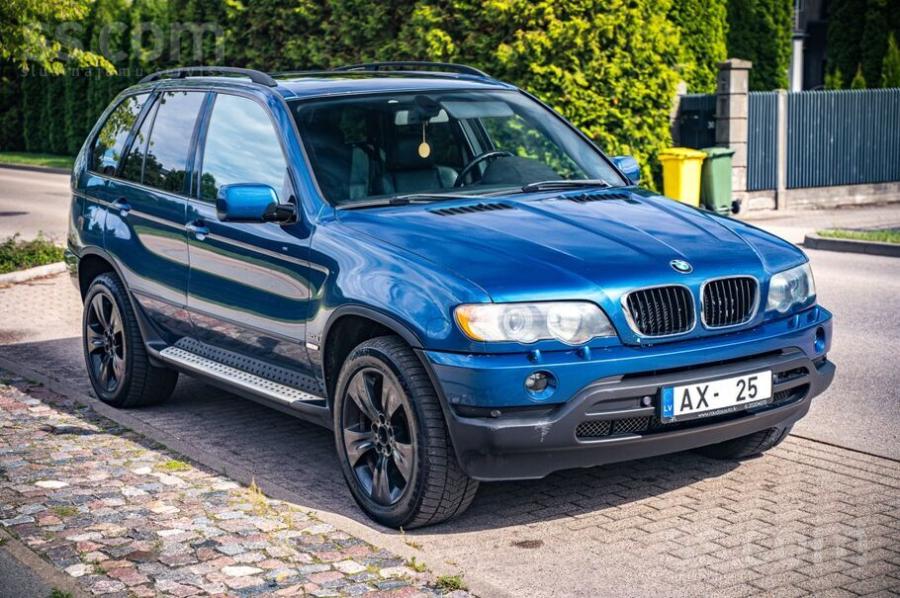 Zils BMW X5 2002 Rīga, ar dzinēja tilpumu 3.00 L un nobraukumu 397 tūkst. km par 3990 €, foto 4 vietnē AUTOMOTO.COM.LV
