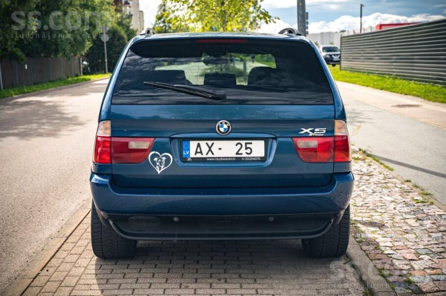 Zils BMW X5 2002 Rīga, ar dzinēja tilpumu 3.00 L un nobraukumu 397 tūkst. km par 3990 €, foto 6 vietnē AUTOMOTO.COM.LV