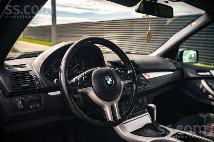 Zils BMW X5 2002 Rīga, ar dzinēja tilpumu 3.00 L un nobraukumu 397 tūkst. km par 3990 €, foto 9 vietnē AUTOMOTO.COM.LV