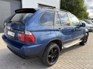 Blue BMW X5 2002 in Vilnius, with an engine capacity of 2.93 L and mileage of 359 thousand km for 2150 €, photo 5 on AUTOMOTO.COM.LV
