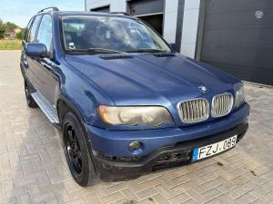 Blue BMW X5 2002 in Vilnius, with an engine capacity of 2.93 L and mileage of 359 thousand km for 2150 €, photo 7 on AUTOMOTO.COM.LV