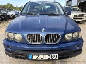 Blue BMW X5 2002 in Vilnius, with an engine capacity of 2.93 L and mileage of 359 thousand km for 2150 €, photo 8 on AUTOMOTO.COM.LV