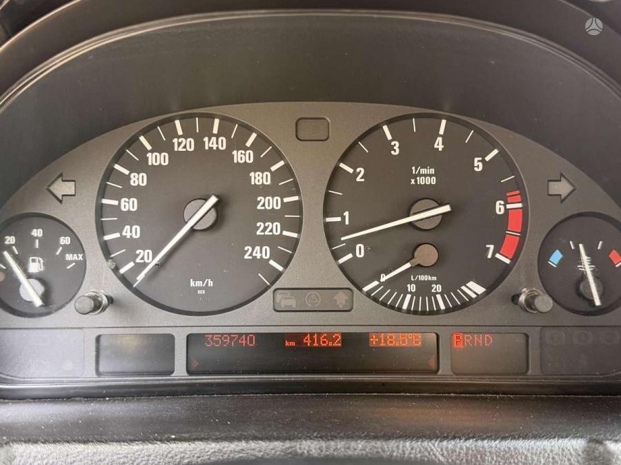 Blue BMW X5 2002 in Vilnius, with an engine capacity of 2.93 L and mileage of 359 thousand km for 2150 €, photo 23 on AUTOMOTO.COM.LV