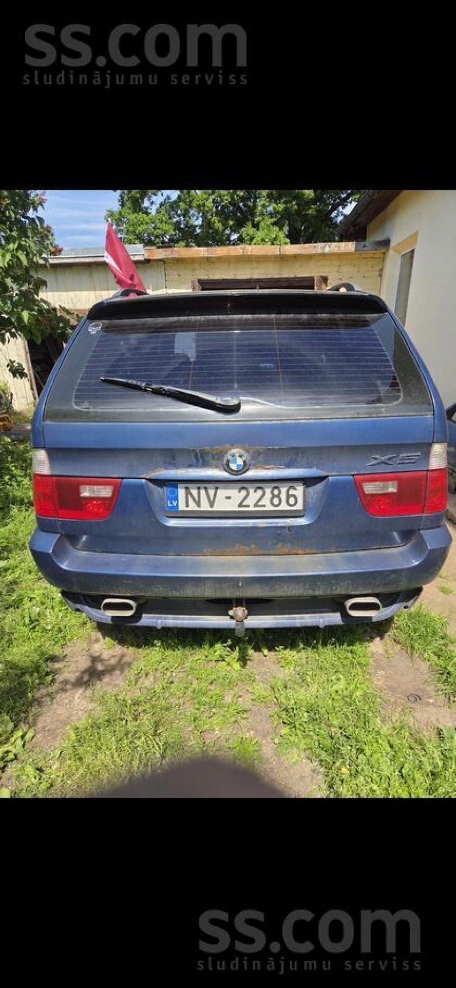Zils BMW X5 2002 Rīga, ar dzinēja tilpumu 3.00 L un nobraukumu 375 tūkst. km par 2000 €, foto 5 vietnē AUTOMOTO.COM.LV