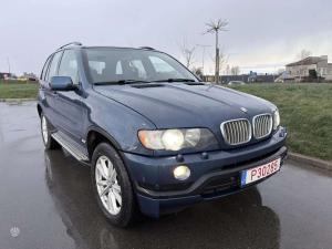 Blue BMW X5 2003 in Kretinga, with an engine capacity of 0.30 L and mileage of 335 thousand km for 4200 €, photo 6 on AUTOMOTO.COM.LV