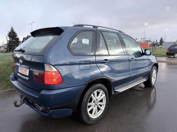 Blue BMW X5 2003 in Kretinga, with an engine capacity of 0.30 L and mileage of 335 thousand km for 4200 €, photo 7 on AUTOMOTO.COM.LV