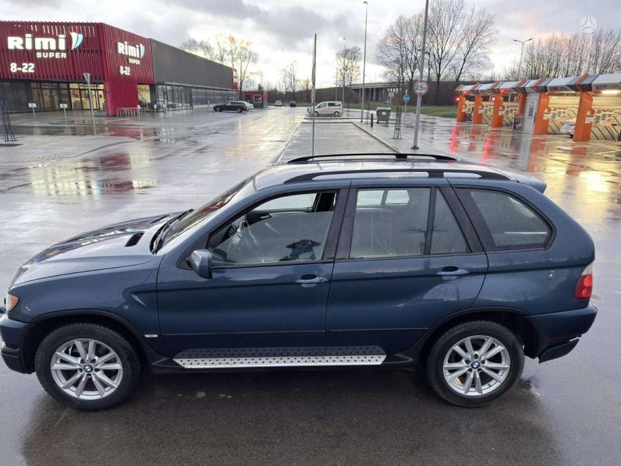 Blue BMW X5 2003 in Kretinga, with an engine capacity of 0.30 L and mileage of 335 thousand km for 4200 €, photo 20 on AUTOMOTO.COM.LV