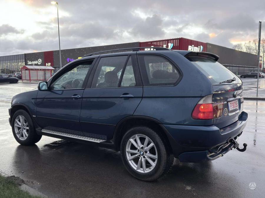 Blue BMW X5 2003 in Kretinga, with an engine capacity of 0.30 L and mileage of 335 thousand km for 4200 €, photo 31 on AUTOMOTO.COM.LV
