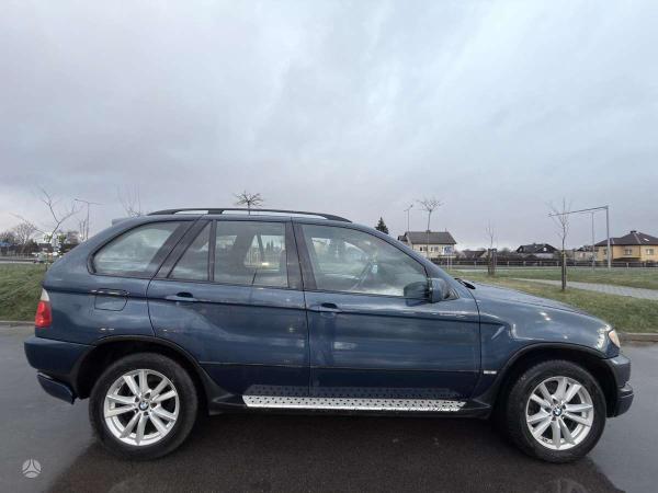 Blue BMW X5 2003 in Kretinga, with an engine capacity of 3.00 L and mileage of 335 thousand km for 4100 €, photo 2 on AUTOMOTO.COM.LV