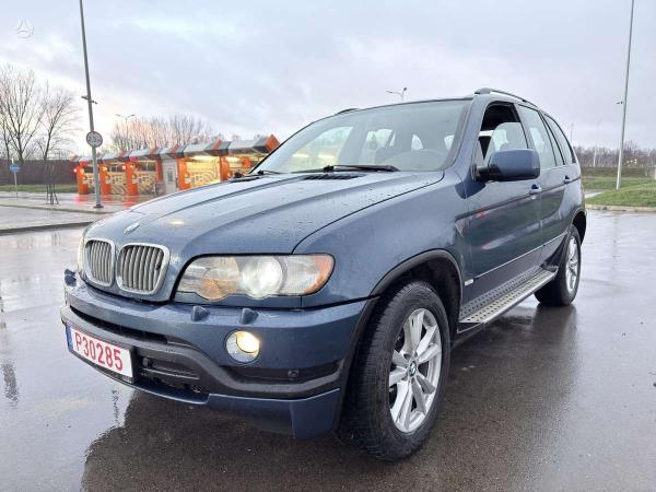 Blue BMW X5 2003 in Kretinga, with an engine capacity of 3.00 L and mileage of 335 thousand km for 4100 €, photo 6 on AUTOMOTO.COM.LV