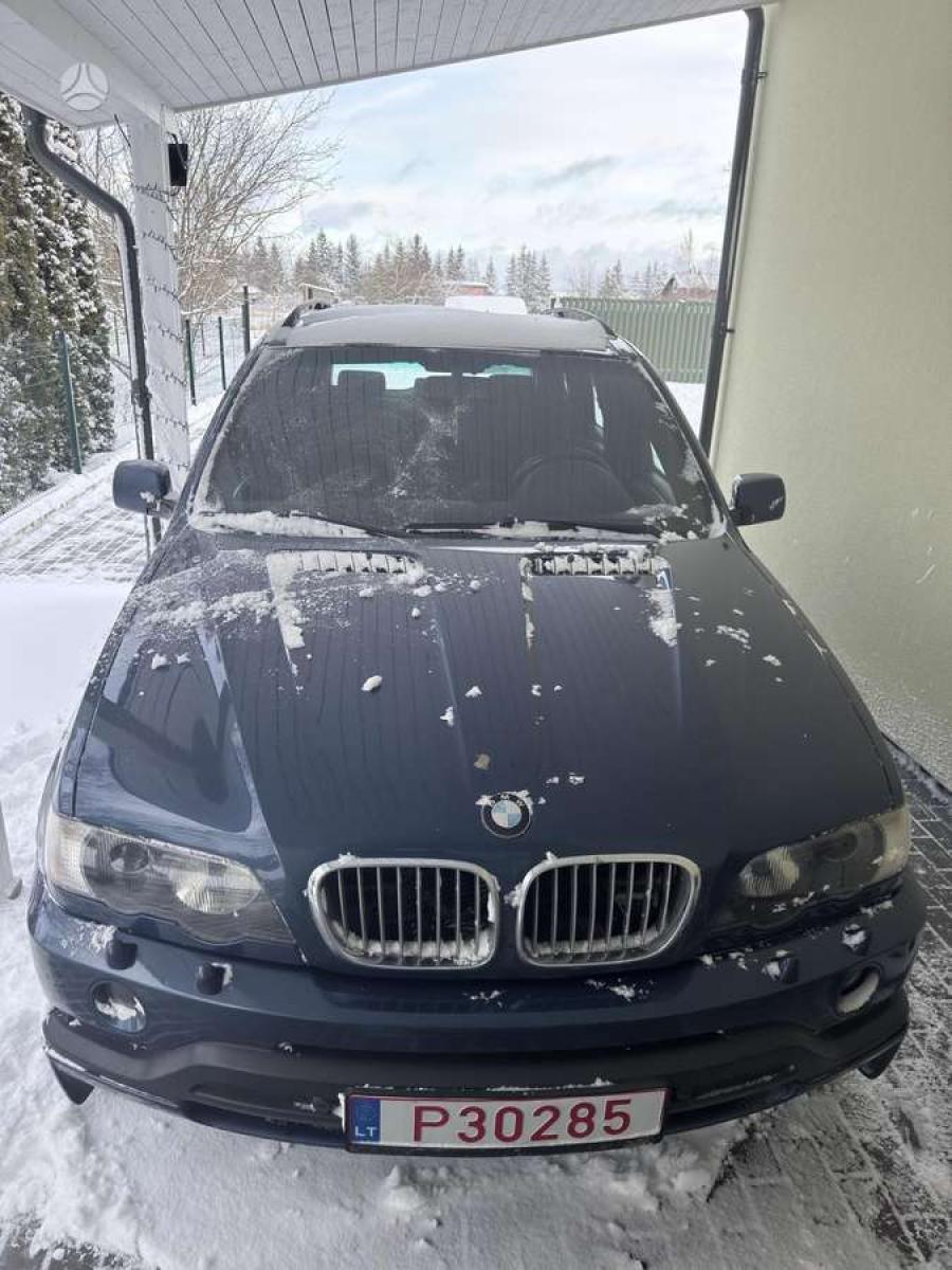 Blue BMW X5 2003 in Kretinga, with an engine capacity of 3.00 L and mileage of 335 thousand km for 4100 €, photo 38 on AUTOMOTO.COM.LV