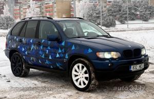 Blue BMW X5 2003 in Tallinn, with an engine capacity of 2.90 L and mileage of 0 thousand km for 2499 €, photo 2 on AUTOMOTO.COM.LV